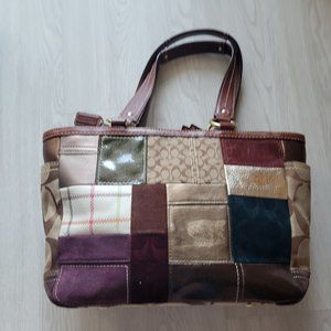 Coach | Bags | Coach Signature Patchwork Tote Purse Limited Edition ...